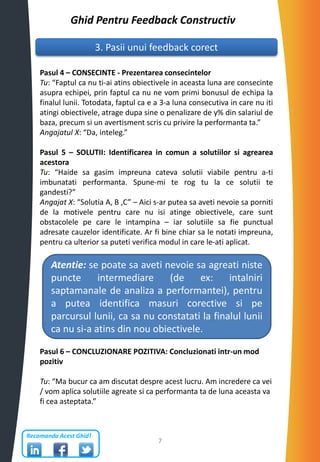 Ghid pentru feedback constructiv | PDF