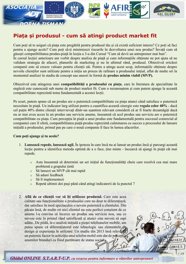 Ghid practic s.t.a.r.t u.p 2020 adt 4 | PDF
