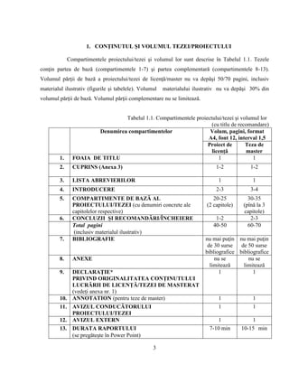 Ghid privind elaborarea tezelor de licenta,master | PDF