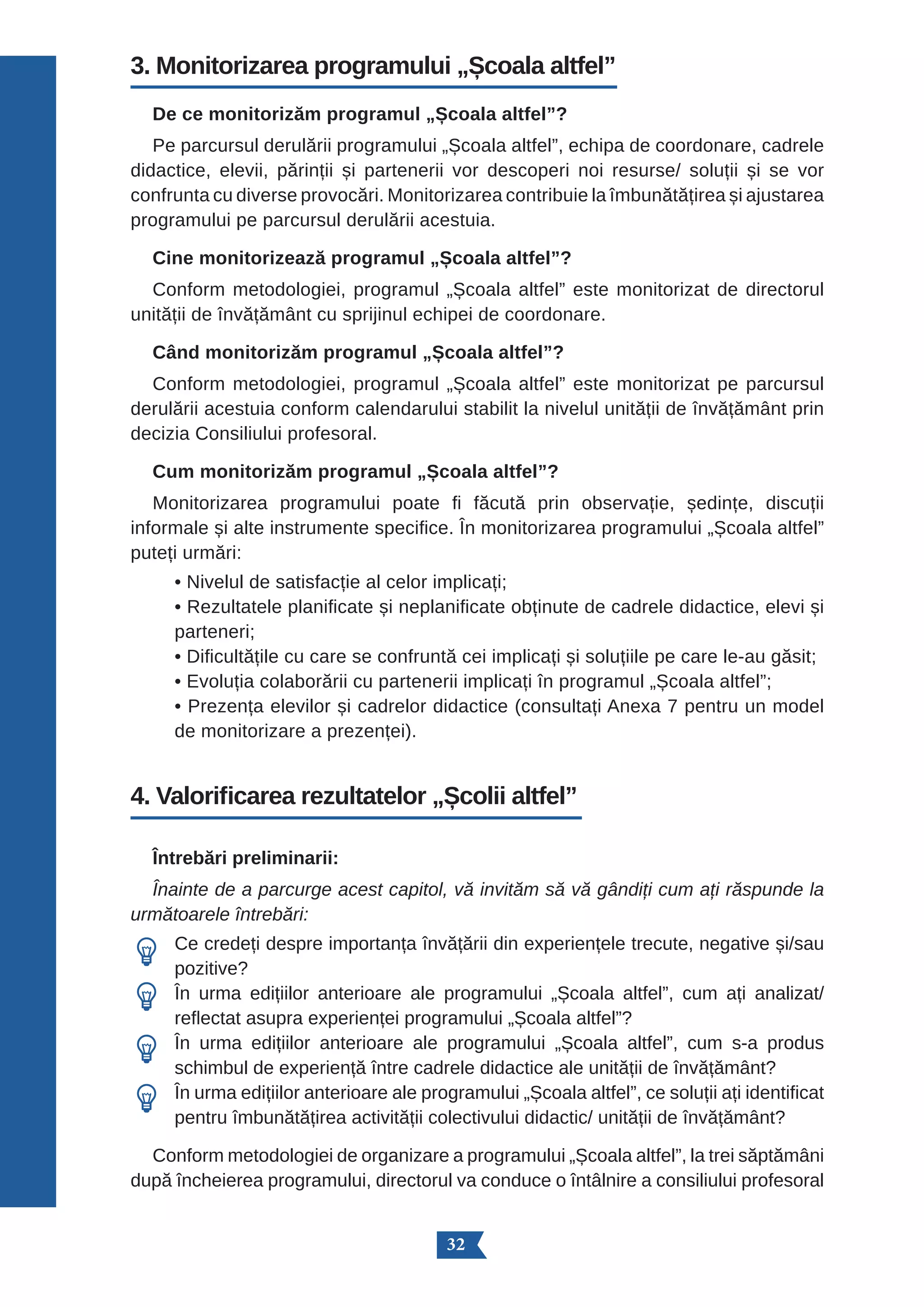 Ghid program scoala-altfel | PDF