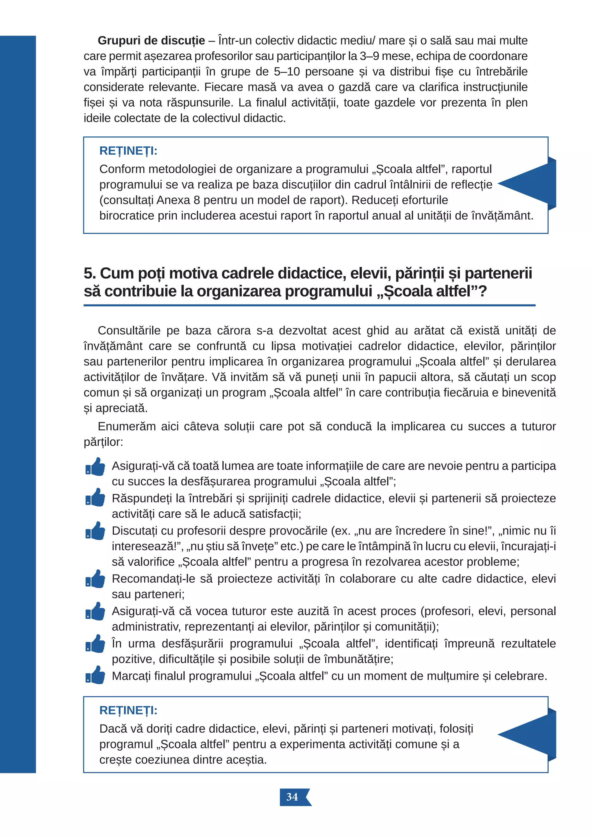 Ghid program scoala-altfel | PDF