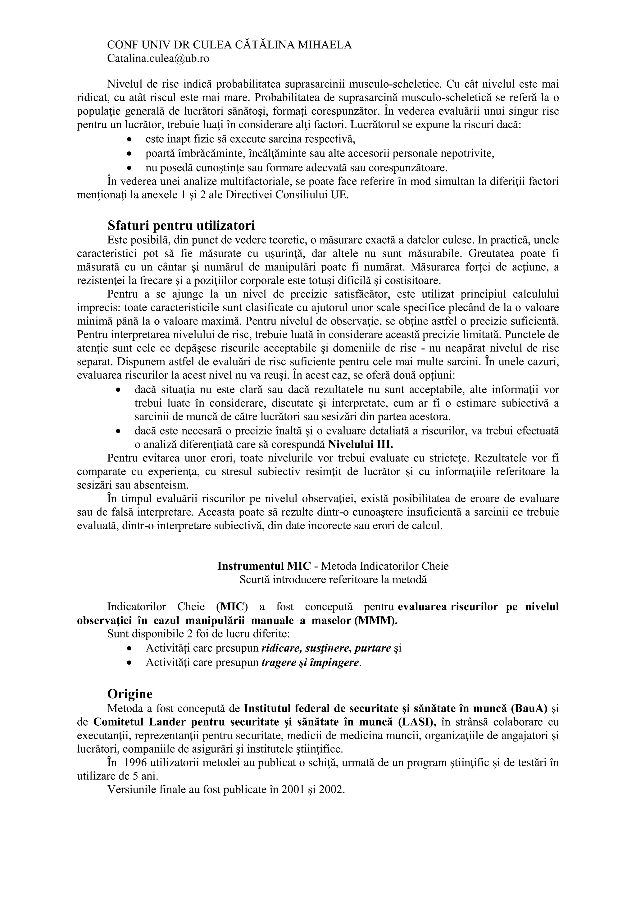 Ghid proiect culea | PDF