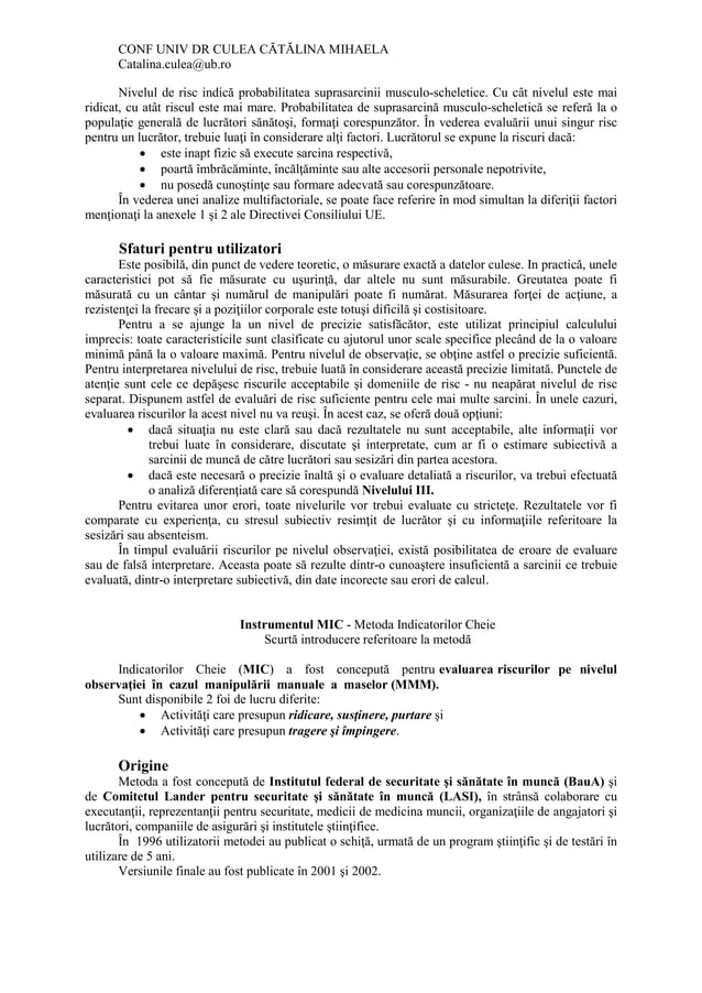 Ghid proiect culea | PDF