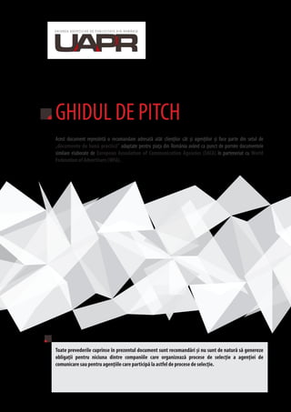 Ghidul de pitch UAPR | PDF