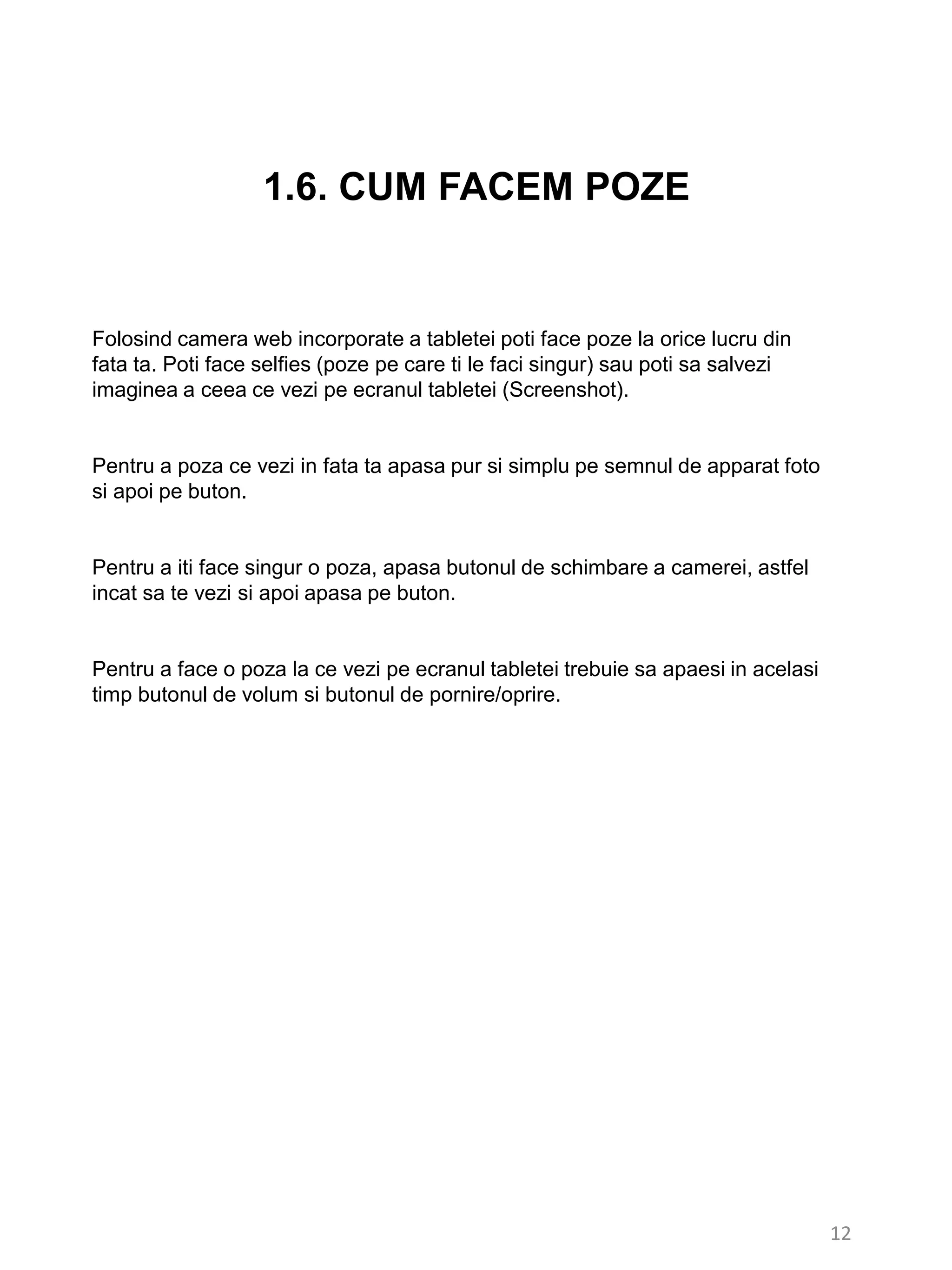 Ghid utilizarea tabletei | PDF