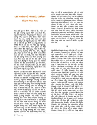 Ghi nhan ve ho bieu chanh | PDF