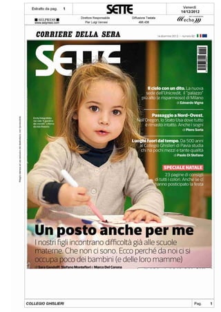 Collegio Ghislieri - SETTE | PDF