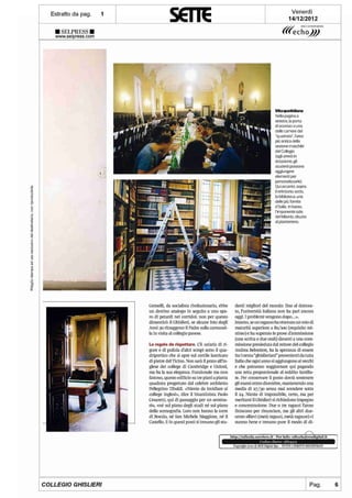 Collegio Ghislieri - SETTE | PDF