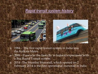 Rapid transit system | PPTX