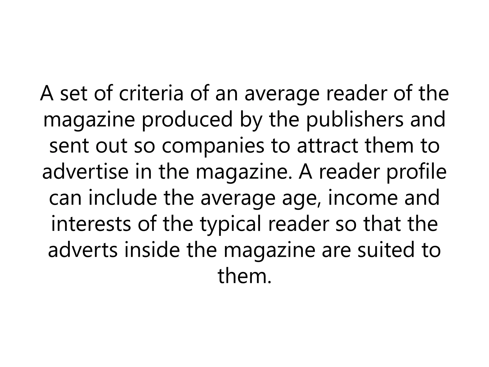 Reader Profiles | PPTX | Music | Entertainment