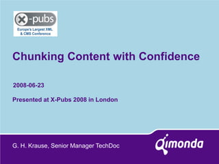 Chunking Content with Confidence | PDF | Desktop Publishing | Computer Software and Applications