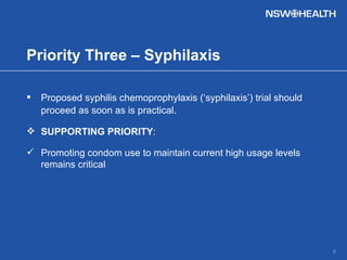 National Gay Men’s Syphilis Action Plan | PPT
