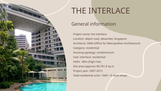 Case Study on Volumetric Design Strategies: The Interlace Apartment ...