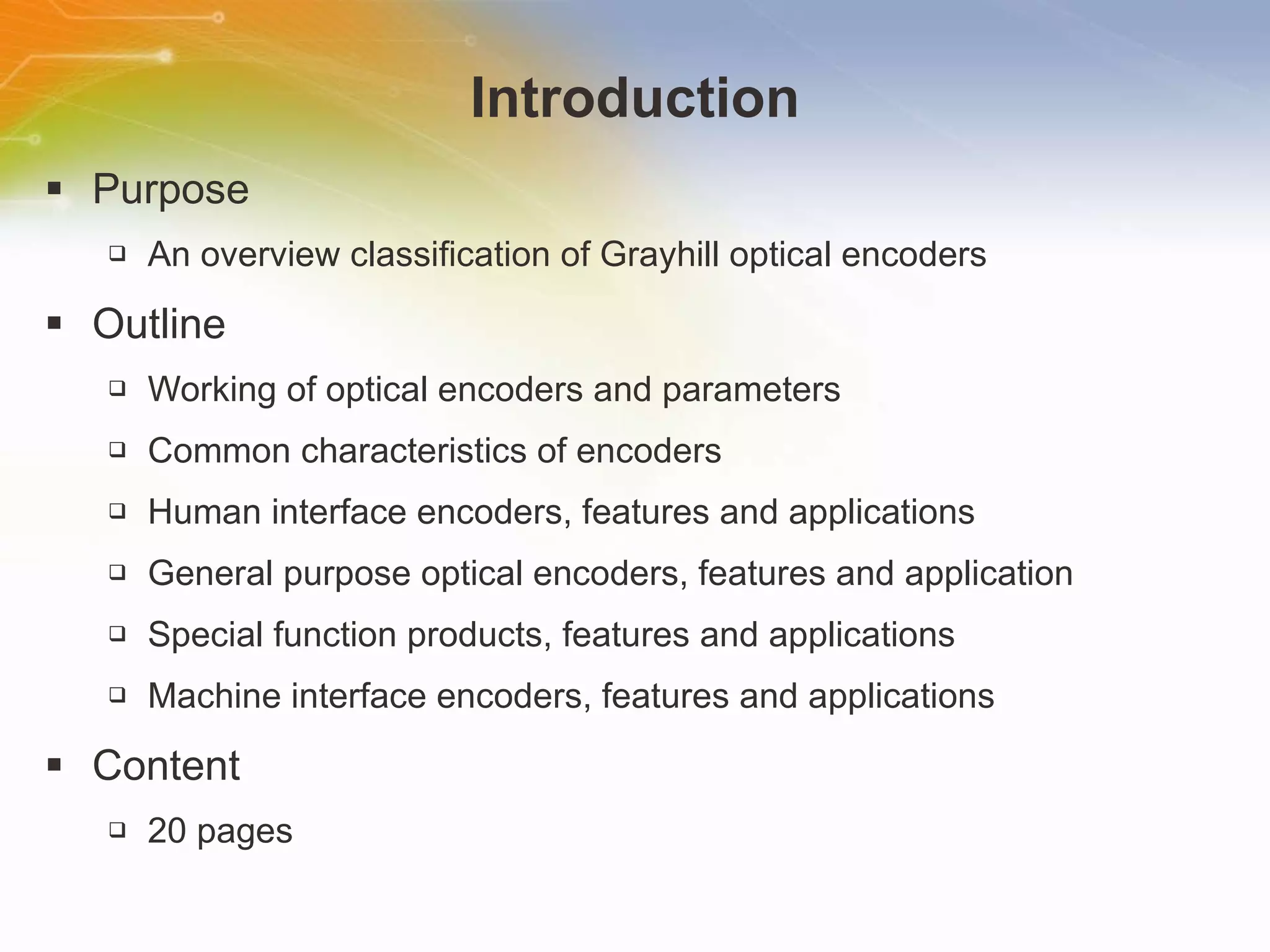 Optical Encoders | PPT