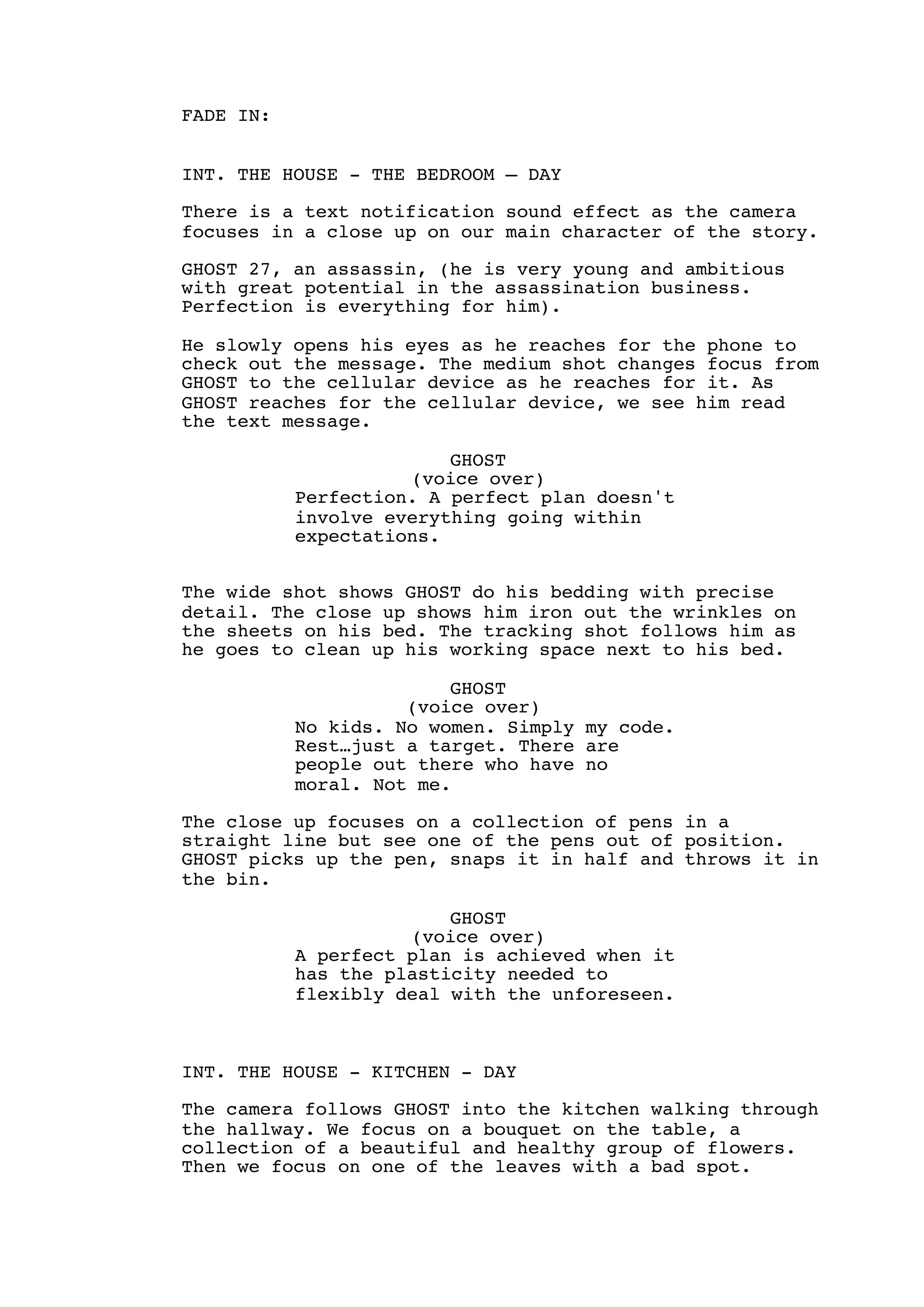 Ghost - Script FINAL | PDF