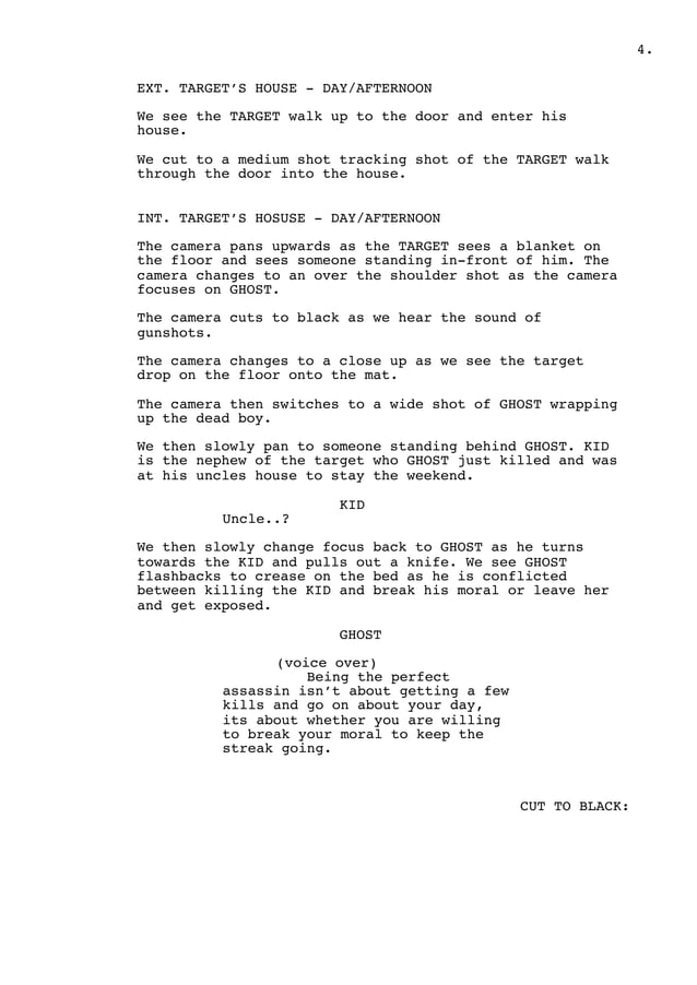 Ghost final script | PDF
