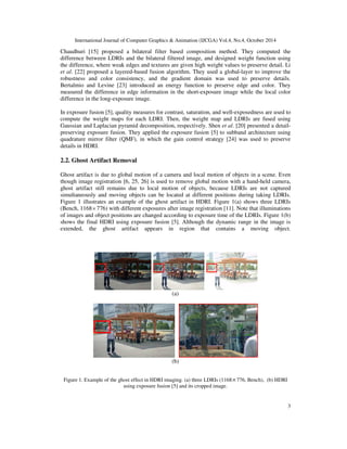 Ghost and Noise Removal in Exposure Fusion for High Dynamic Range Imaging | PDF