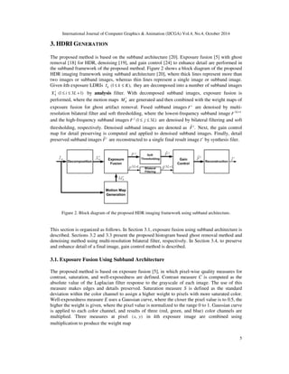 Ghost and Noise Removal in Exposure Fusion for High Dynamic Range Imaging | PDF