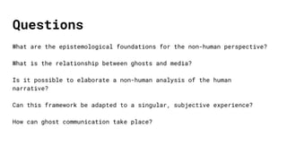 Ghost Communication - Media and Human Extinction | PDF