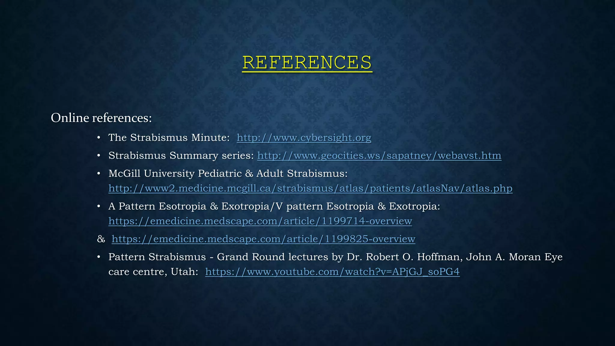 Ghostdogg productions present ~ alphabet pattern strabismus online ...