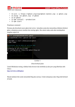 Ghost : From Offline to Online | PDF