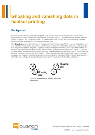 Ghosting and vanishing dots in heatset printing | PDF