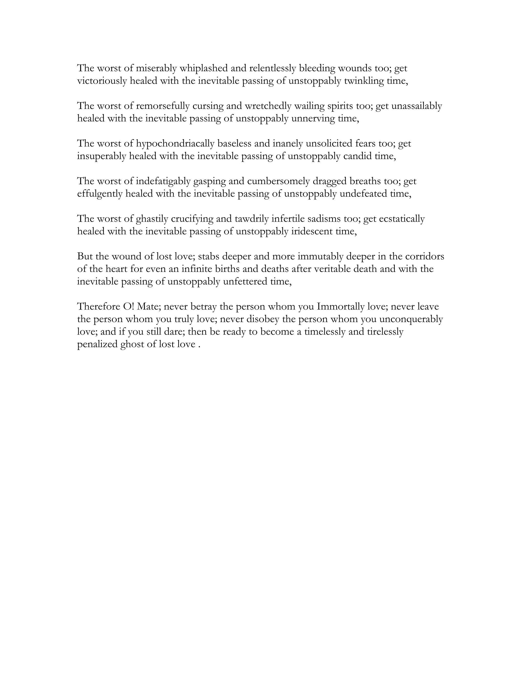 Ghost Of Lost Love | DOC