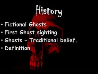 Ghosts | PPT | Free Download