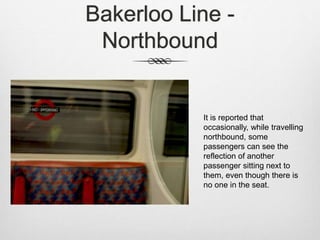 Ghosts of the Underground | PPTX