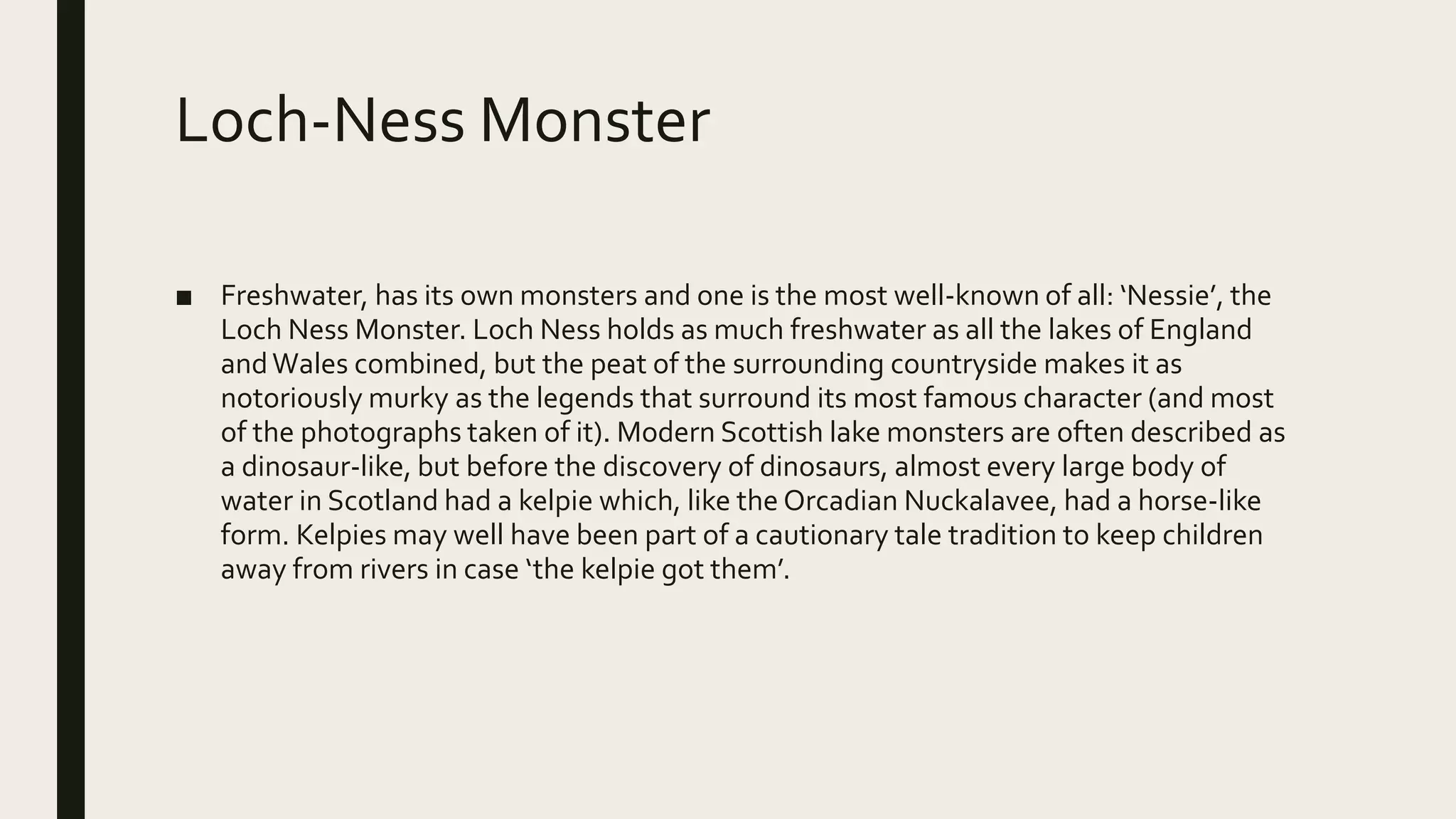 Urban Legends | PPTX