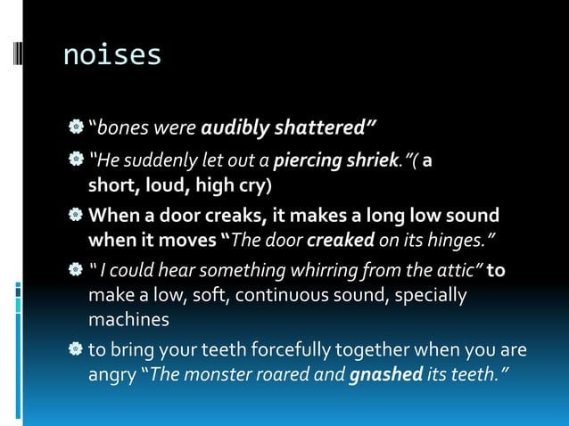 Ghost stories vocabulary and useful expressions[1] | PPTX