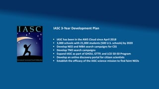 International Asteroid Search Collaboration - Patrick Miller | PPT