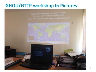 First GHOU/GTTP Internet-Mediated Workshop in Kampala by Ghazali ...