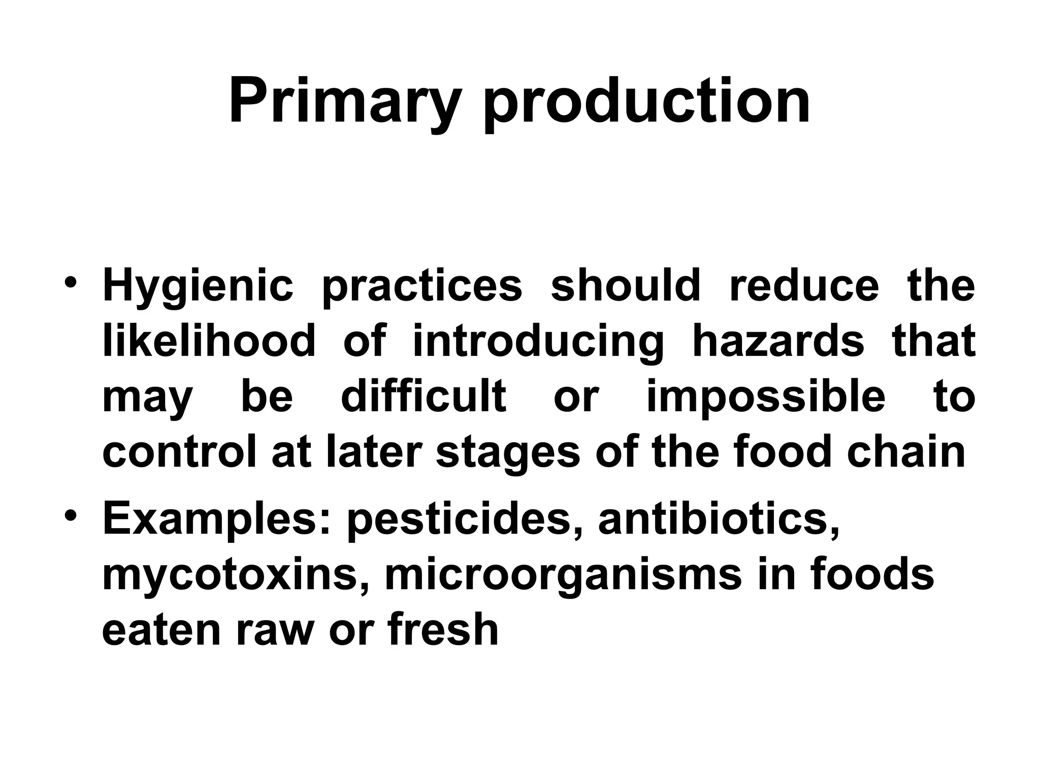 General Hygienic Practices | PPT