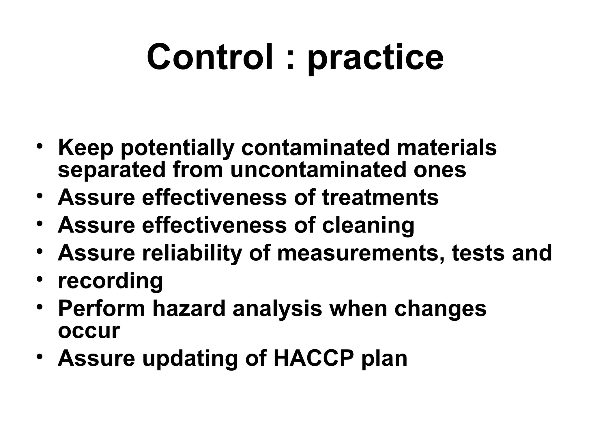 General Hygienic Practices Ppt