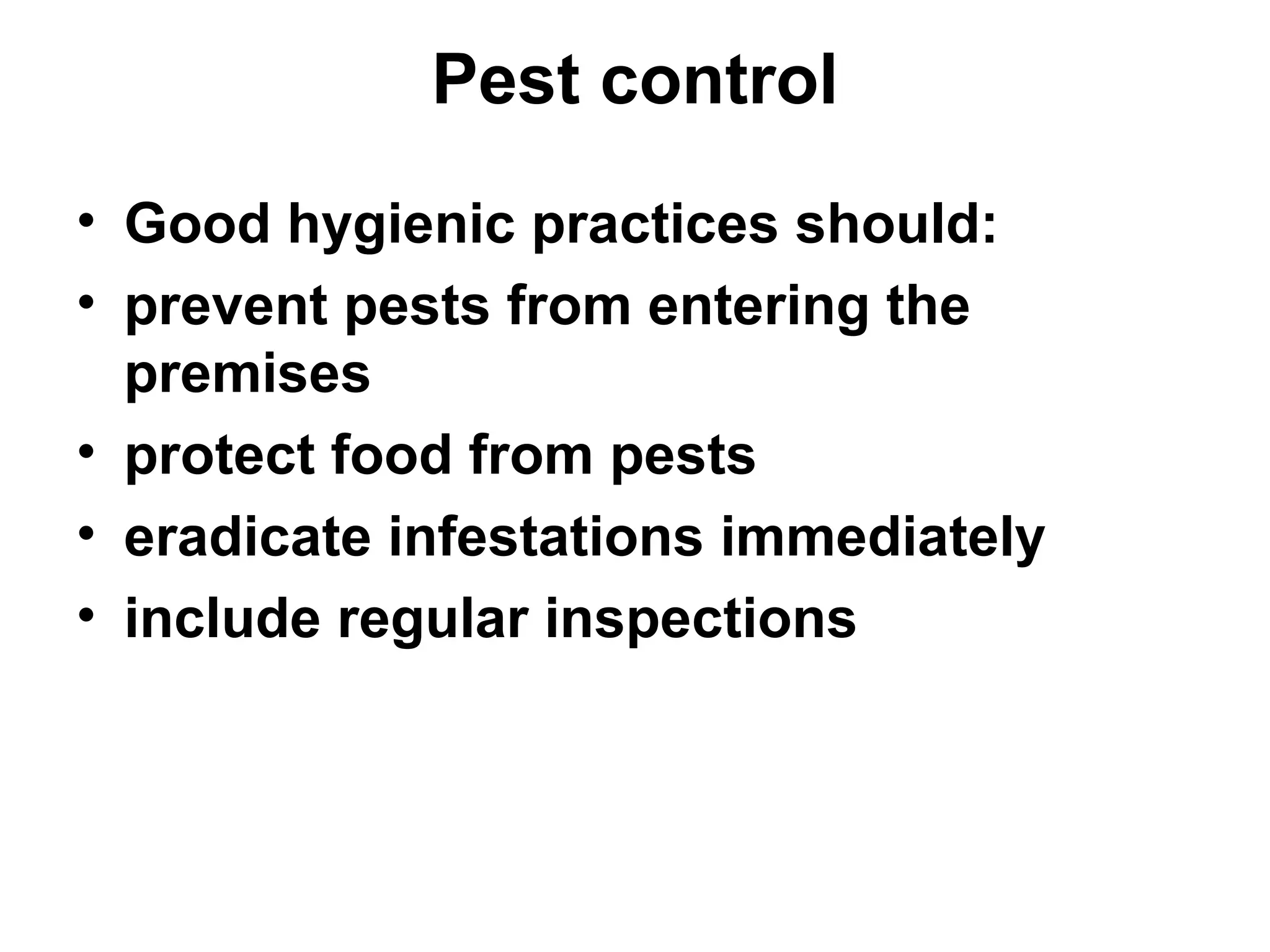 General Hygienic Practices | PPT