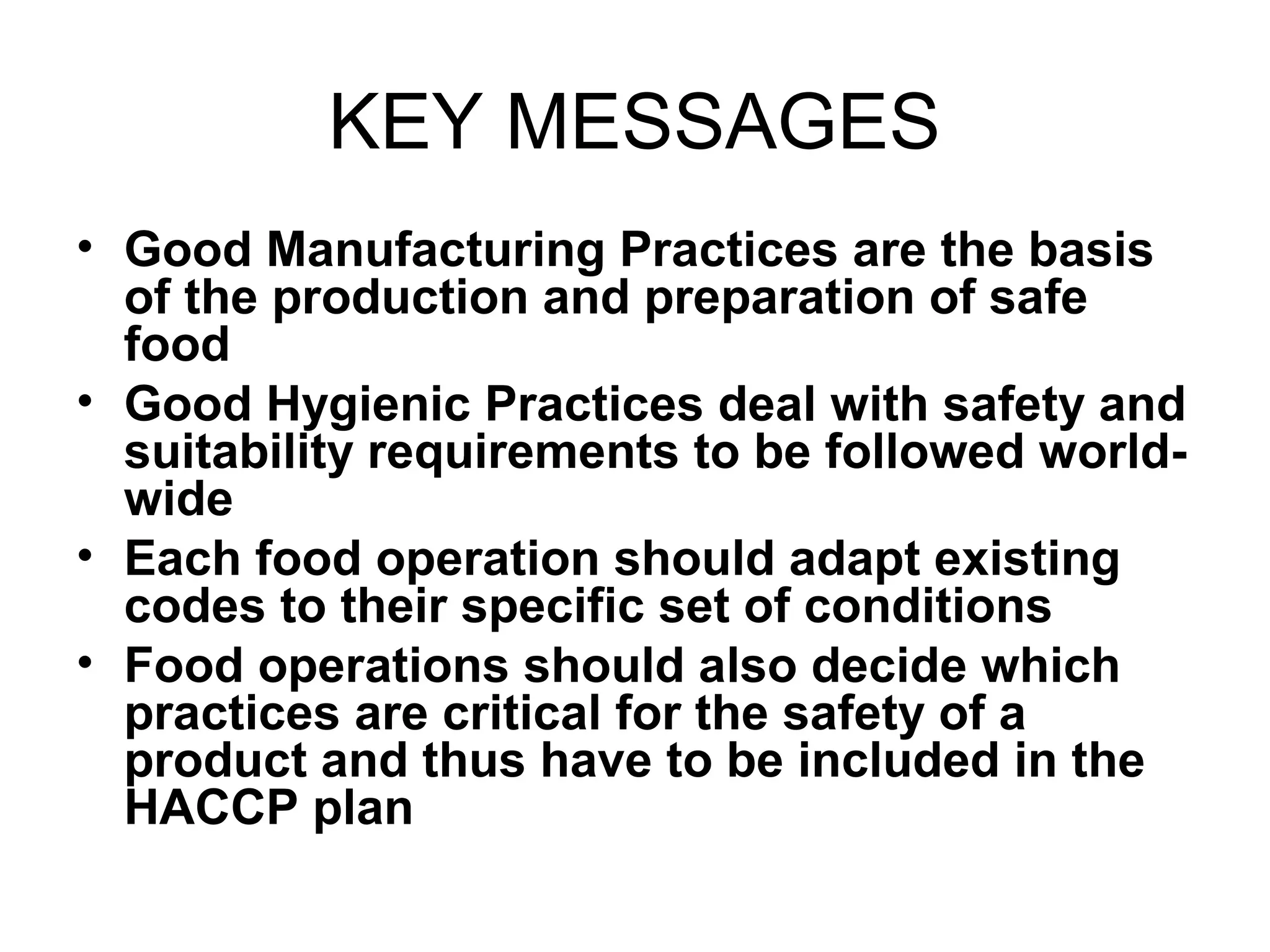 General Hygienic Practices | PPT