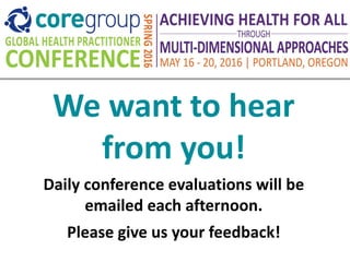 GHPC Background Presentation Wednesday May 18,2016 | PPT