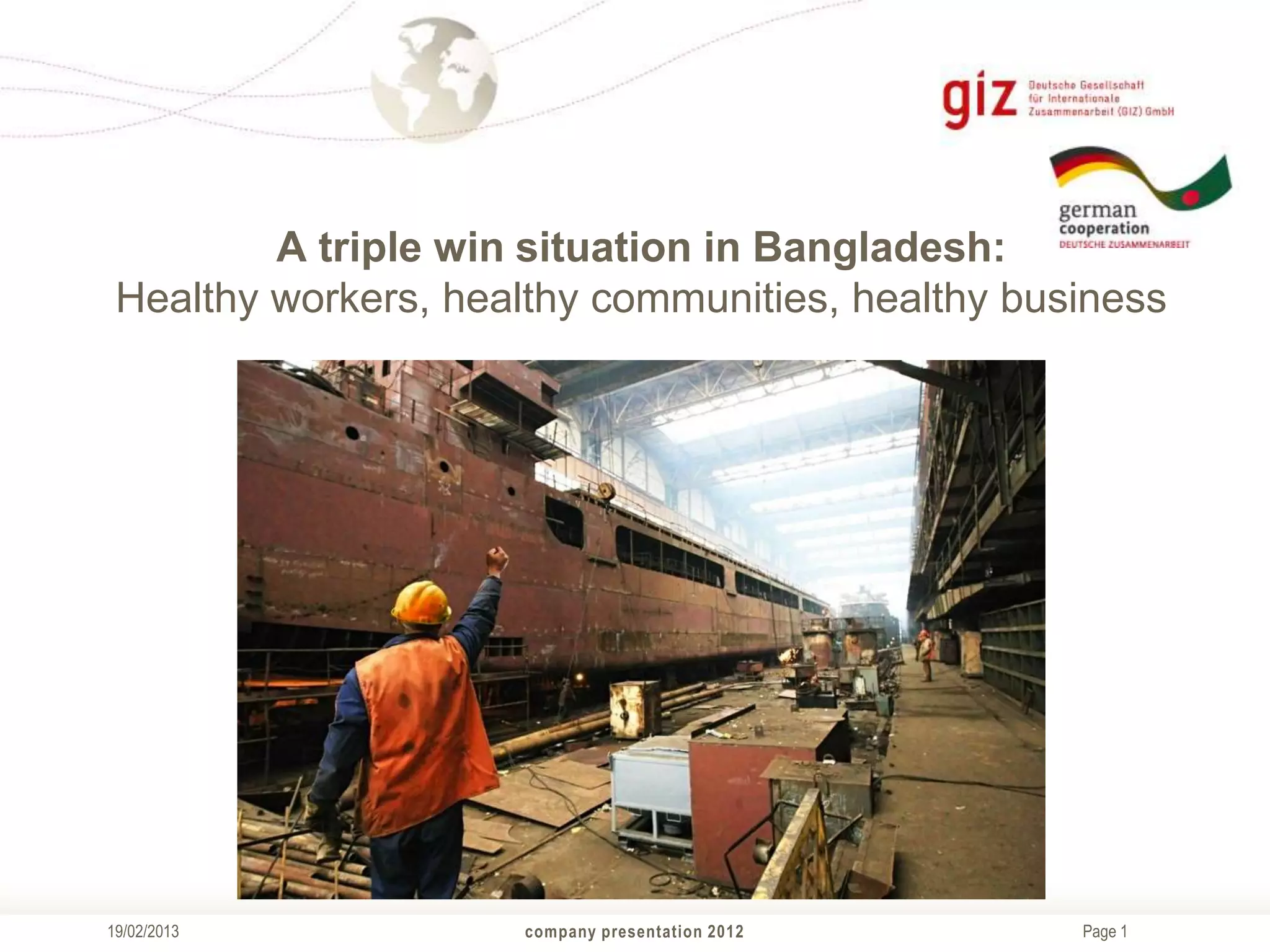 Ghpc Occupational Health & Safety in Bangladesh | PPTX