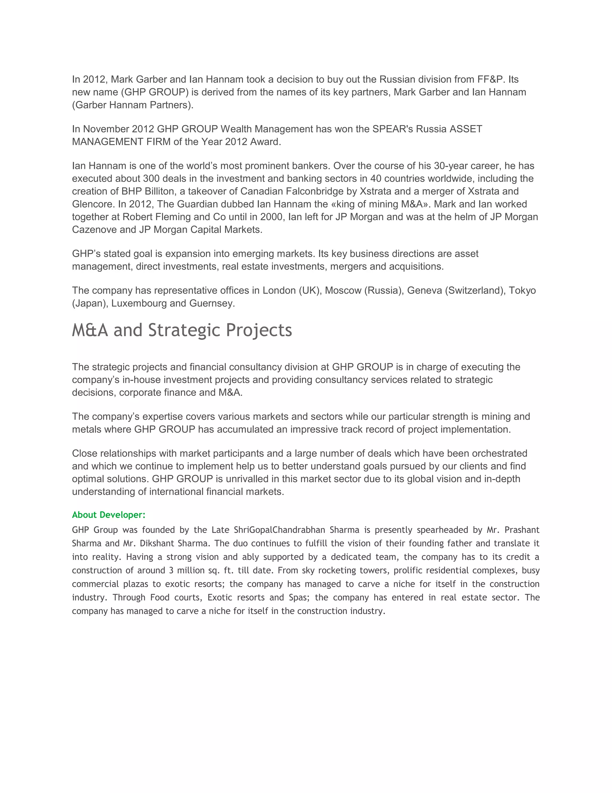 Ghp group | DOCX