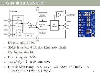 Chách Ghép nối ADC 16bit với Arduino theo chuẩn I2C | PPT