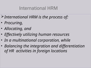 Ghrm need,objectives,importance,model and reasons for growing interest ...