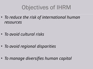 Ghrm need,objectives,importance,model and reasons for growing interest ...