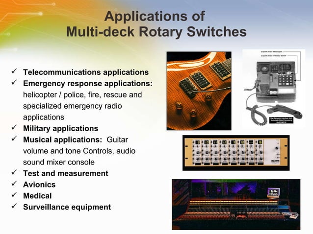 Rotary and Key Lock Switches | PPT