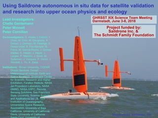 Saildrone Baja 2018 Cruise | PPT