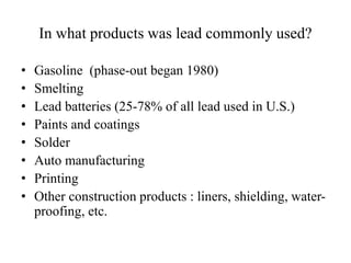 Ghs and lead safety | PPTX