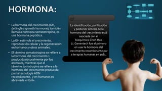 Gh (somatotropina.) | PPTX