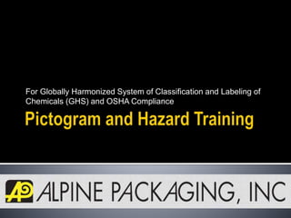 GHS Labeling Pictogram & Hazard Training | PPTX