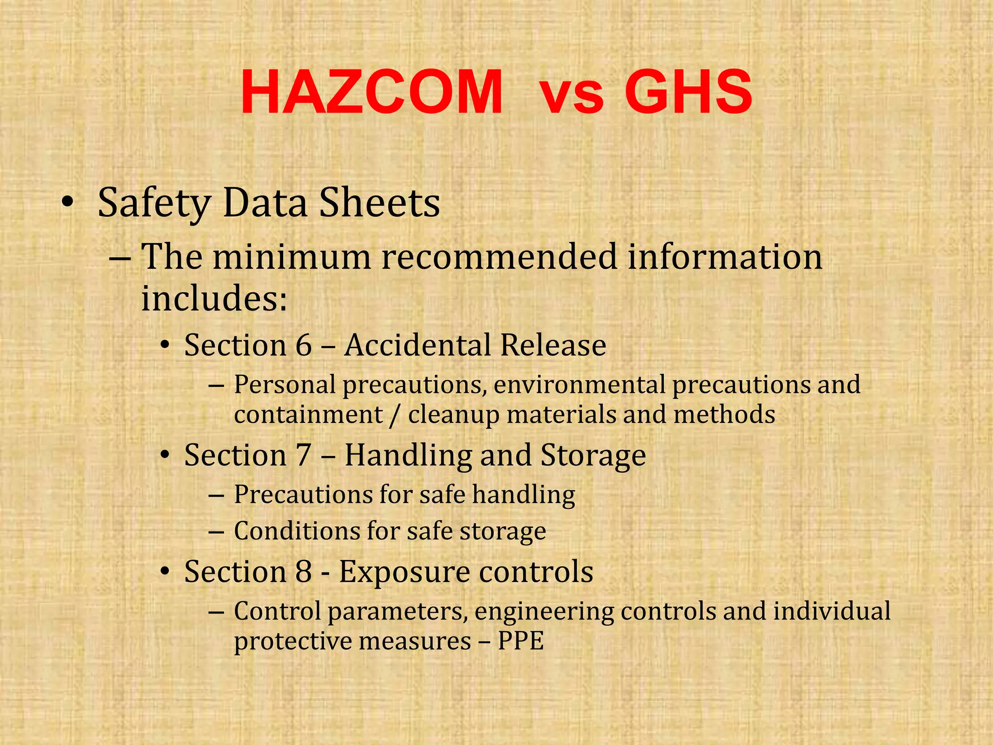 GHS presentation | PPTX