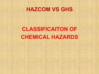 GHS presentation | PPTX